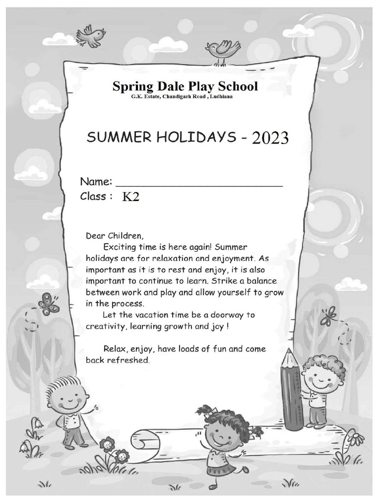 K2 Holidays Assignment Pdf