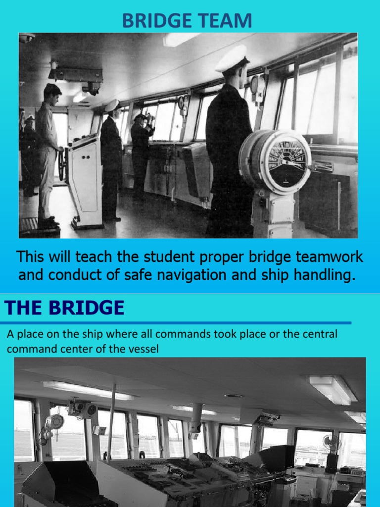 Bridge Team and Ship Handling Essentials | PDF | Propeller | Marine ...