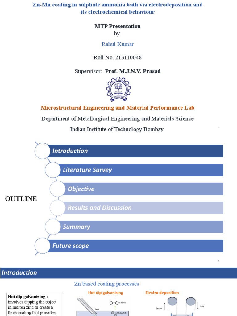 Rahul PPT Phase 1 | PDF | Corrosion | Zinc