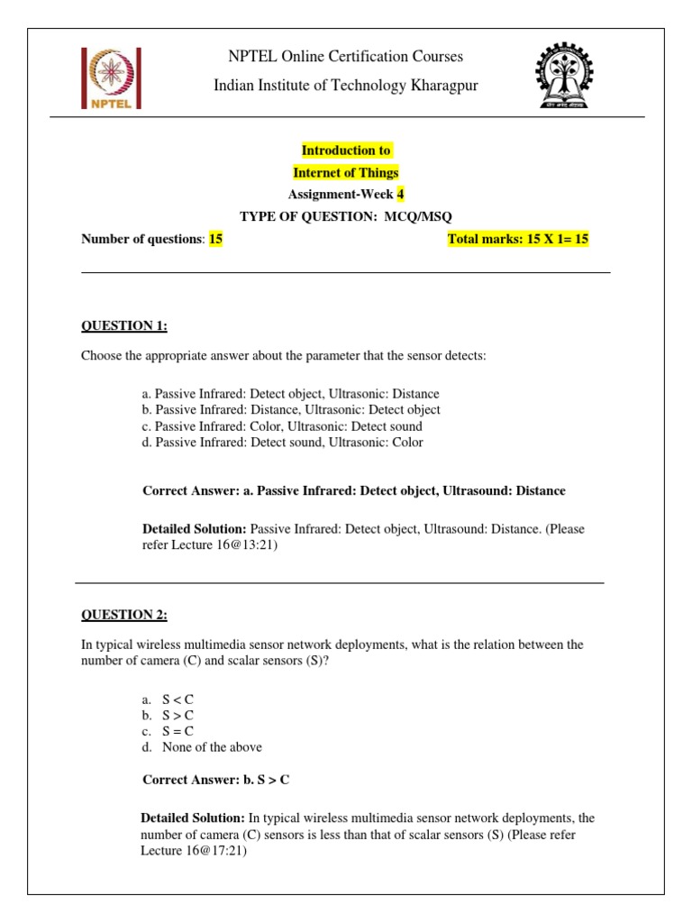 Assignment W4 Answers | PDF | Network Topology | Hertz