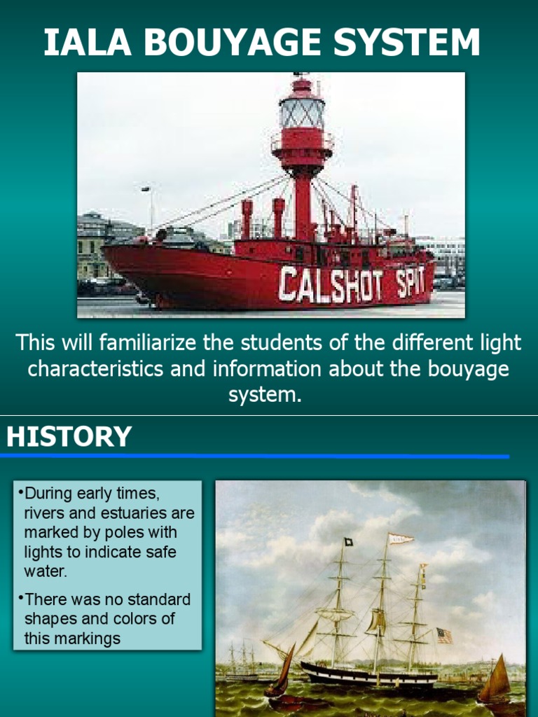 IALA Buoyage System Guide | PDF | Navigation | Water Transport