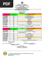 Sample of Multigrade Class Program | PDF | Learning