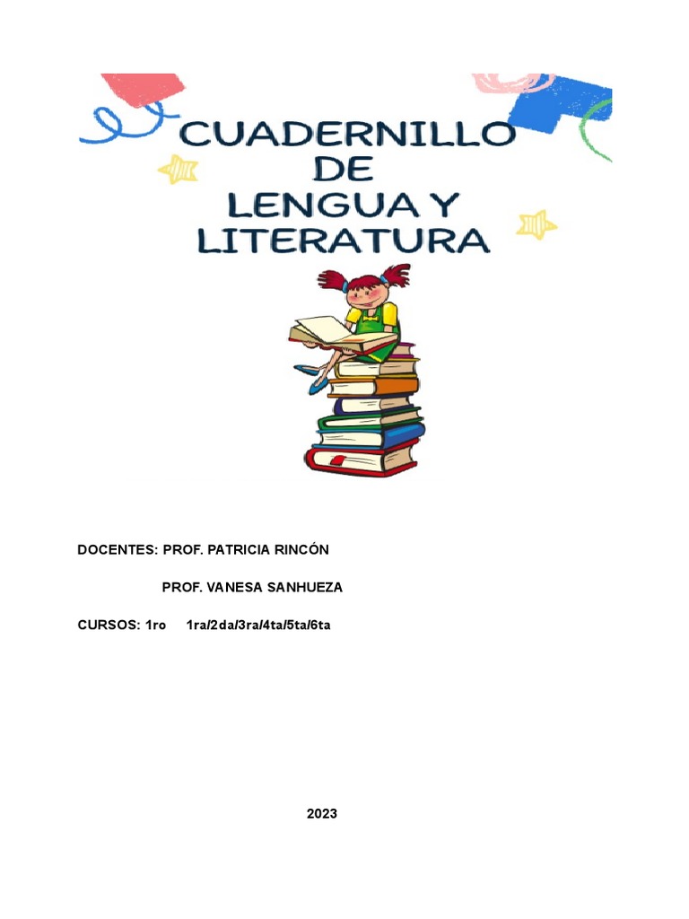 Lengua-Primero Cuadernillo 2023 | PDF | Adjetivo | Dioniso