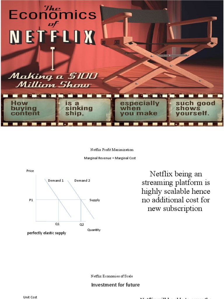 Netflix Project Economics | PDF | Demand | Prices