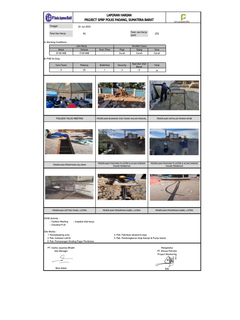 SPBP Polri - Laporan Harian 22 Juli 2023 | PDF