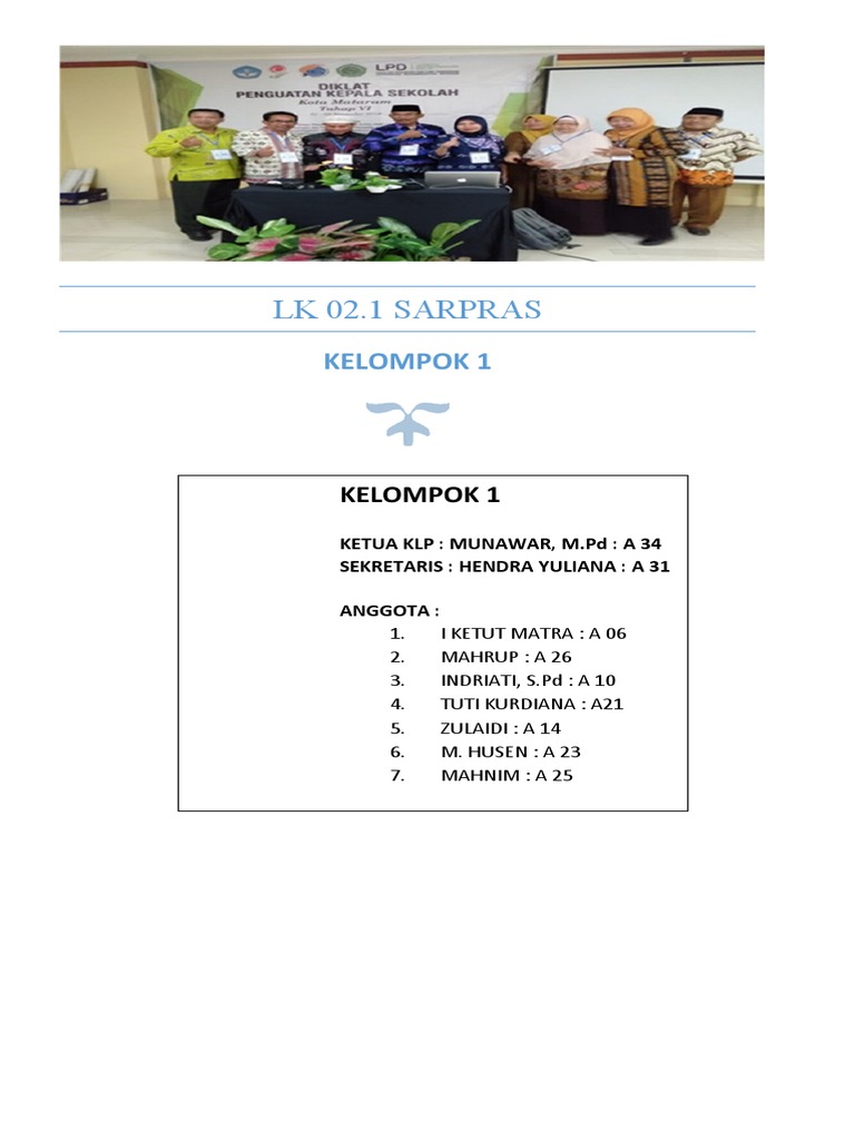 13.5. Sarana Prasarana Lk. 02.1. Analisis Pengelolaan Sarpras | PDF