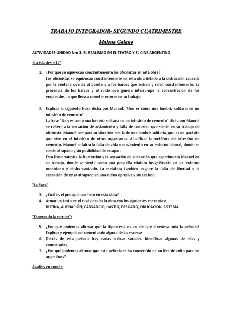 Literatura. Malena Galano | PDF