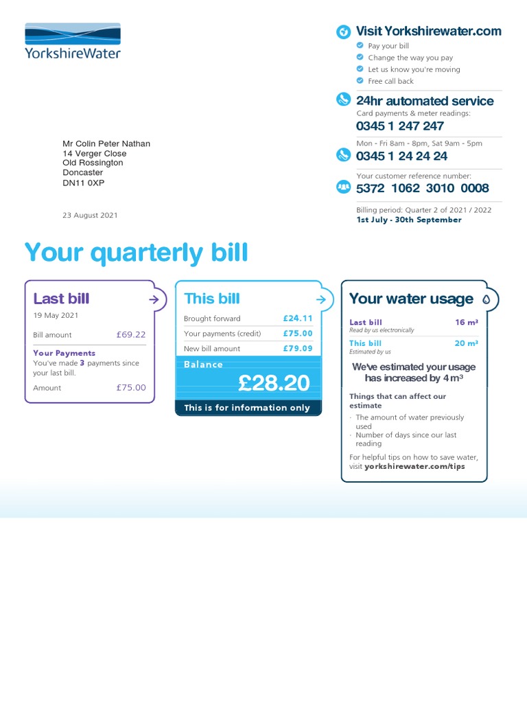 United Kingdom Yorkshire Water | PDF | Sewerage | Sanitary Sewer