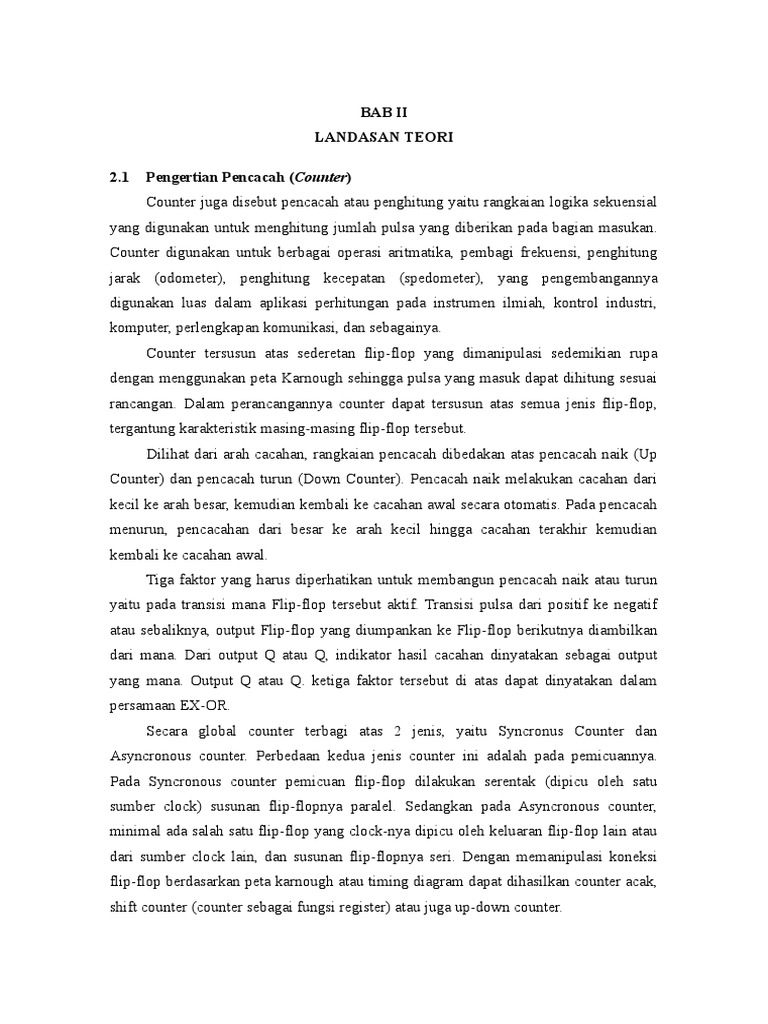 BAB II Landasan Teori | PDF