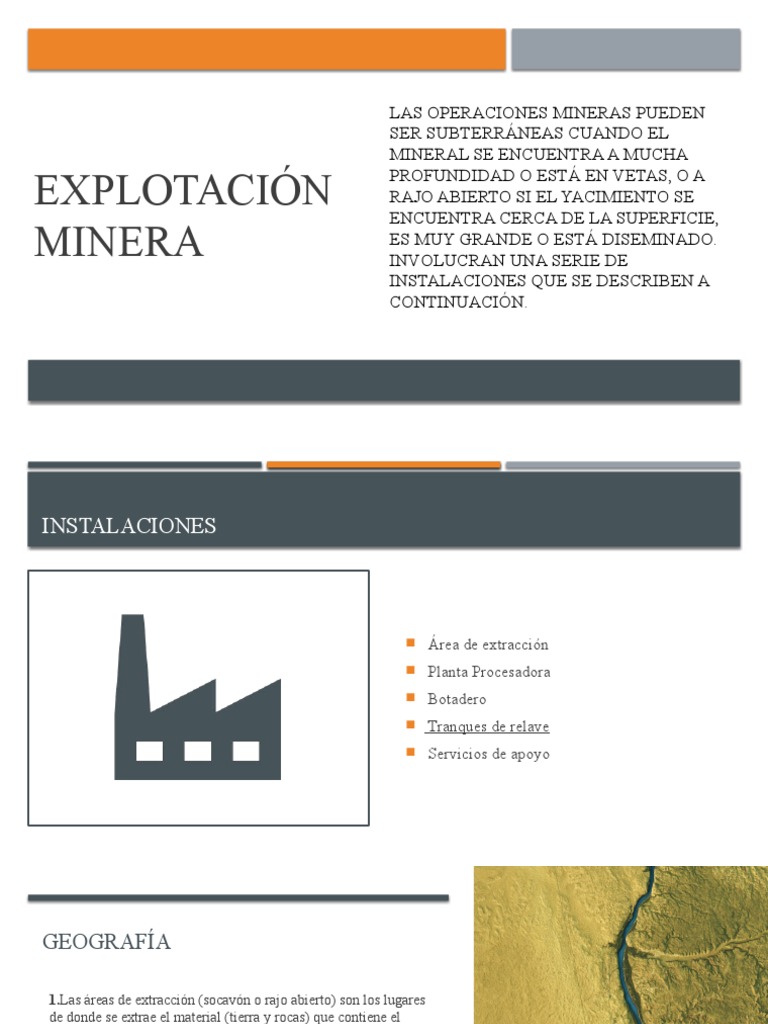 Explotación Minera | PDF | Minería | Materiales naturales