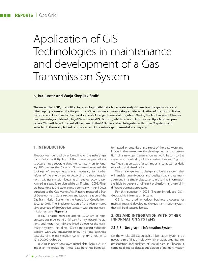 Gas For Energy - GIS - Juretic - Skopljak Stulic | PDF | Geographic Information System ...
