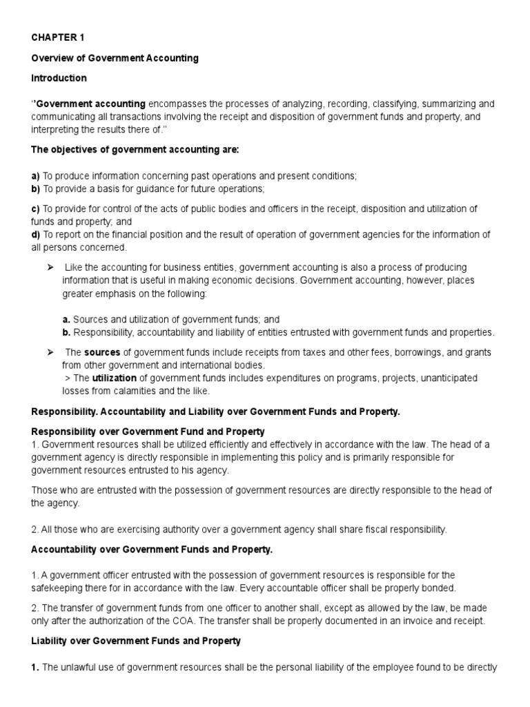 Government Accounting | PDF | Budget | Payroll Tax