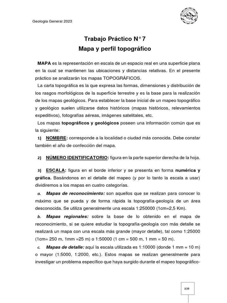 Trabajo Práctico N°7 | PDF | Mapa | Sensores remotos