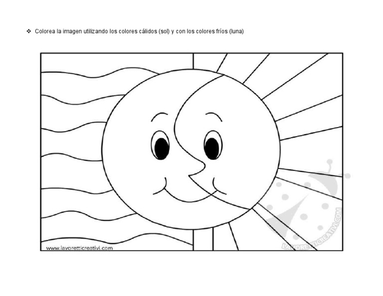 Actividad Colores Calidos y Frios. 3° | PDF