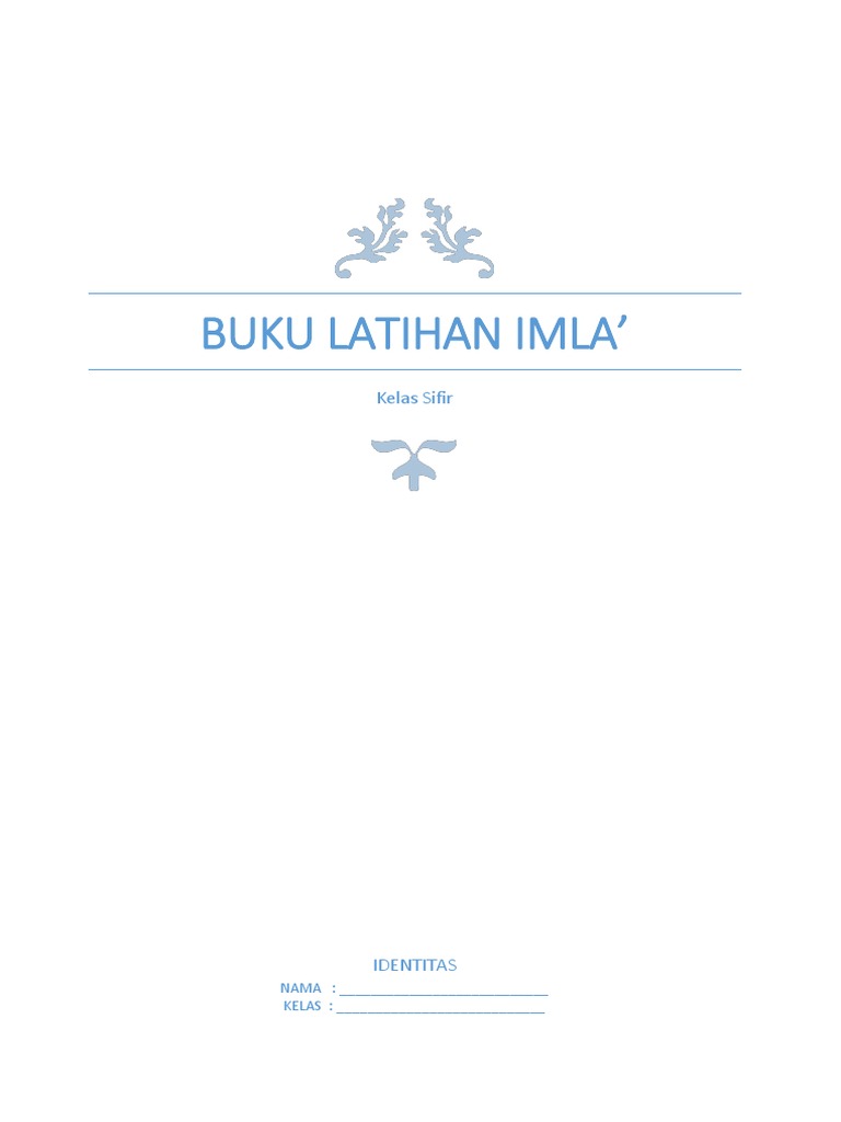 Buku Latihan Imla Kelas Sifir | PDF