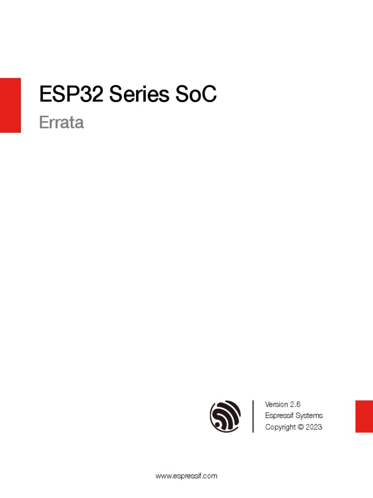 Esp32 Errata en | PDF | Cpu Cache | Central Processing Unit