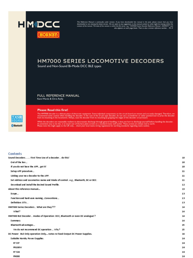 HM7000 Series Decoders Reference Manual | Download Free PDF | Power ...