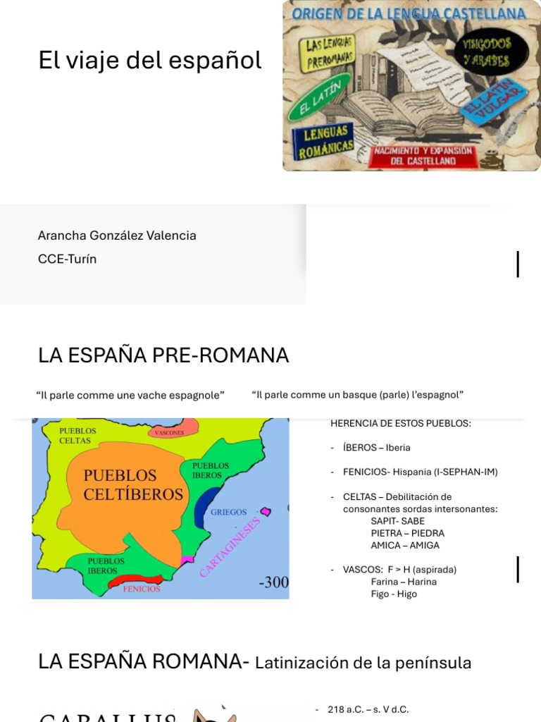 Evolución del Español a Través de la Historia | PDF | España | Lengua ...