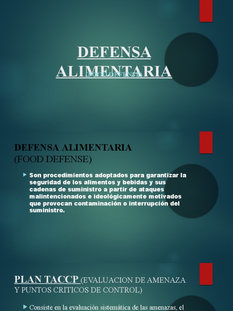 Curso Básico-Food Defense y Fraude Alimentario | PDF | Riesgo ...