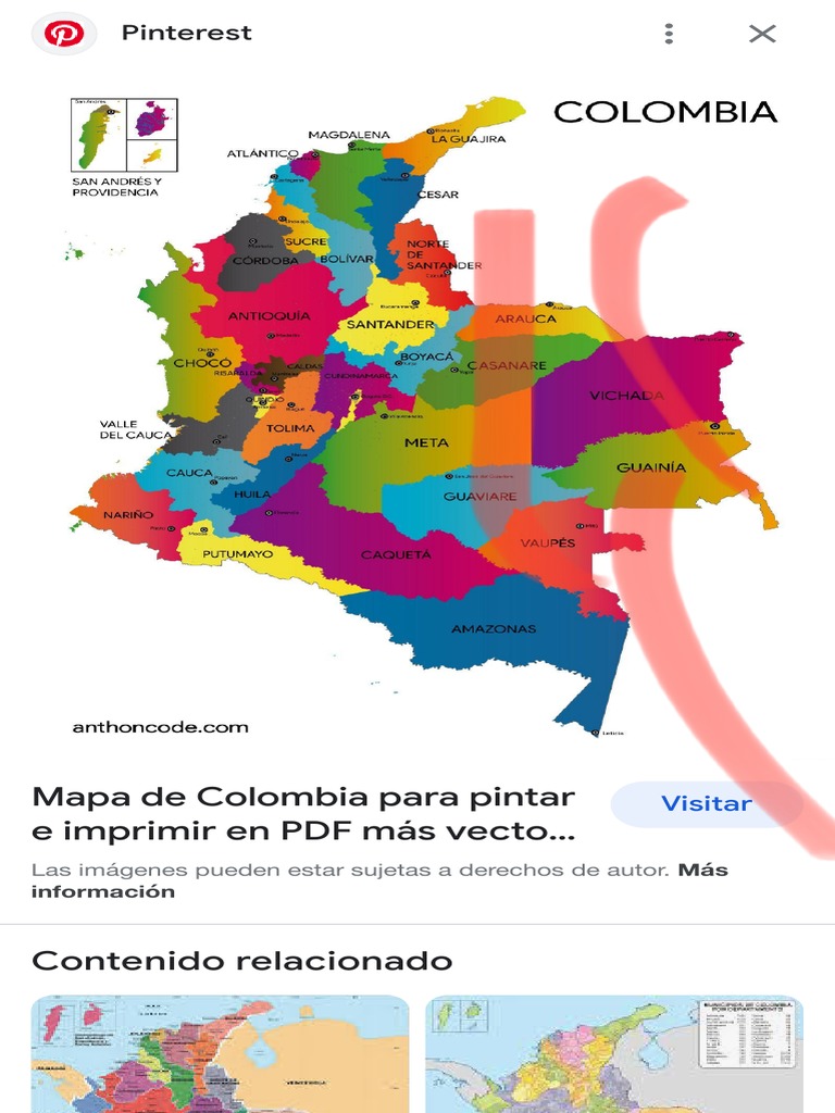 Colombia Mapa - Buscar Con Google | PDF