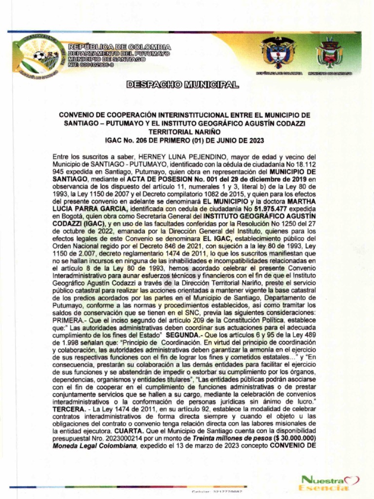 Minuta Convenio | PDF | Ley común