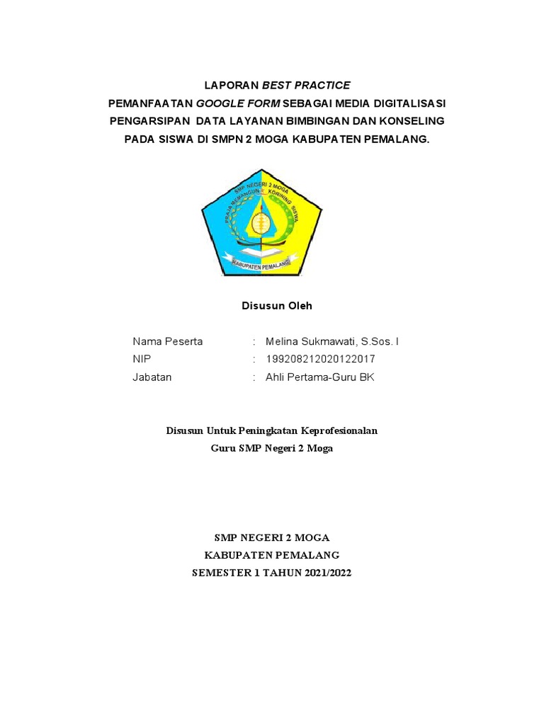 Laporan Best Practice - 2 | PDF | Karier & Perkembangan | Ilmu Sosial