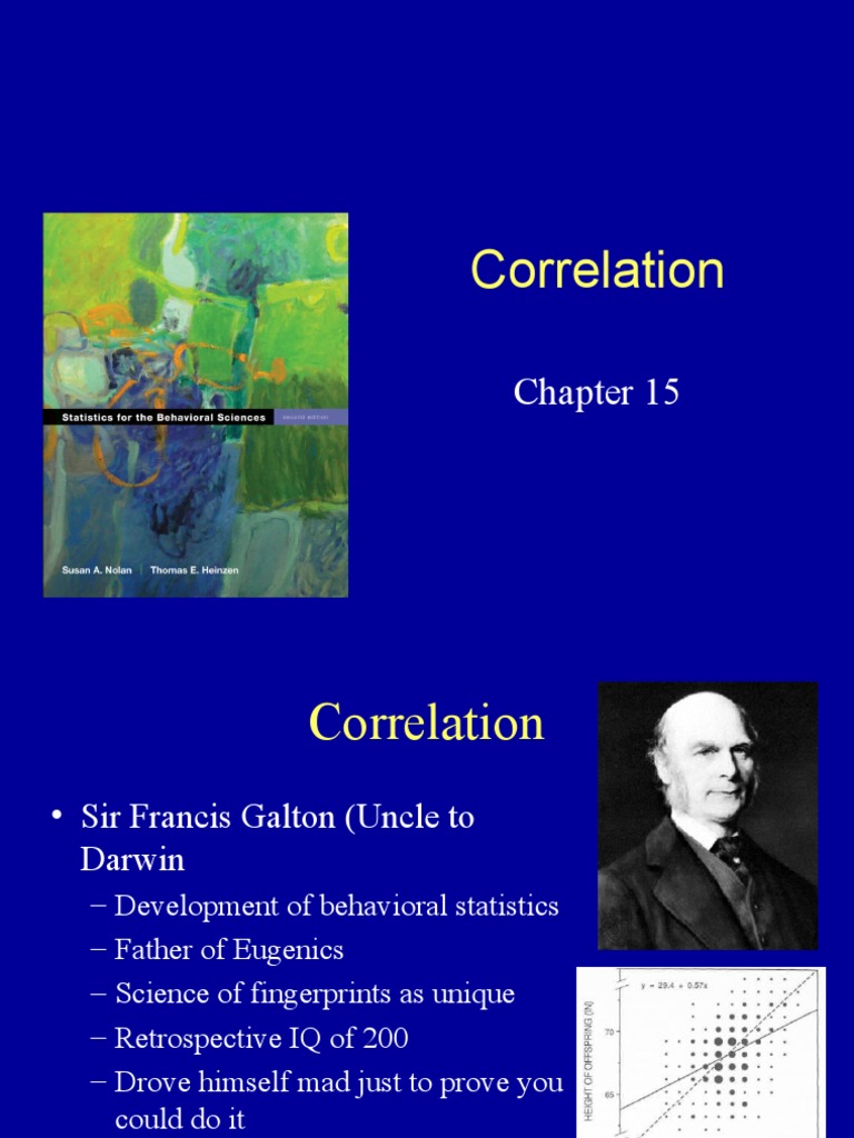 Lecture 10 Correlation and Regression | PDF | Psychometrics | Statistics