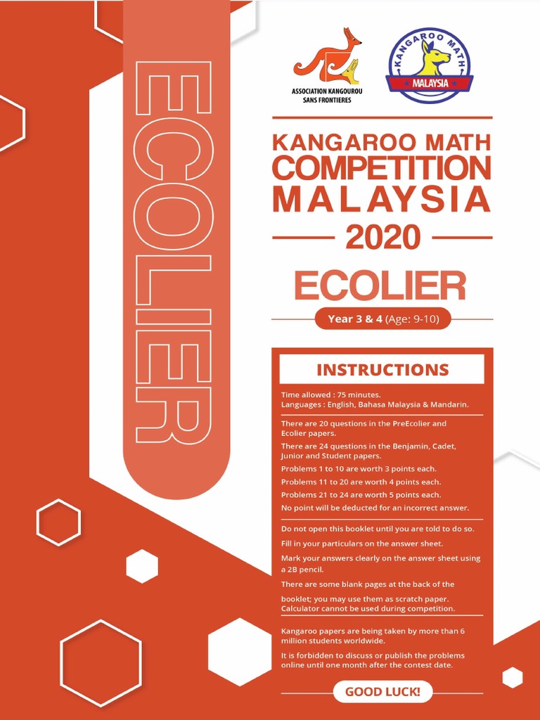 02 Ecolier Kangaroo2020 | PDF