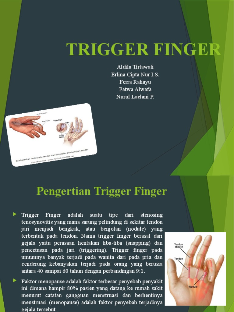 Kel 4 Trigger Finger | PDF | Kesehatan Holistik