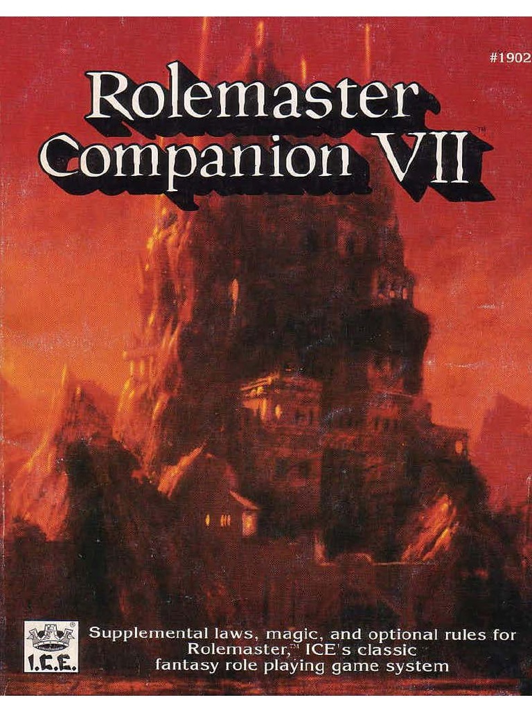 Rolemaster - Companion 7 (OCR) | PDF | Technology & Engineering | History