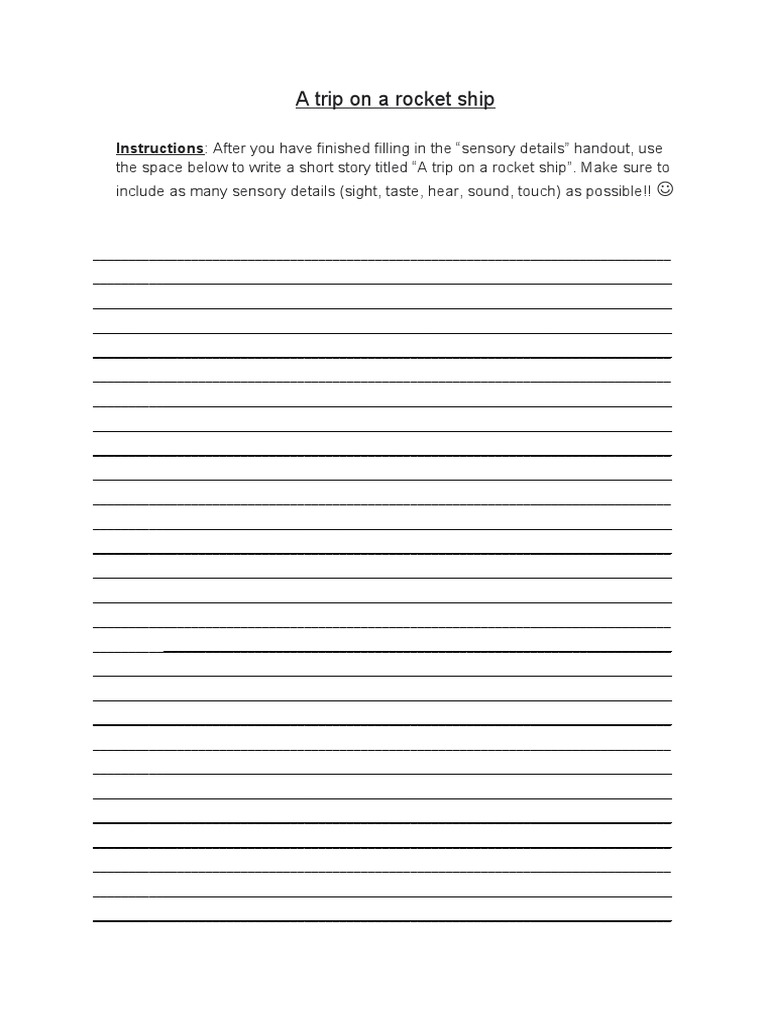 A Trip On A Rocket Ship - Short Story | PDF | Neuroscience | Nervous System