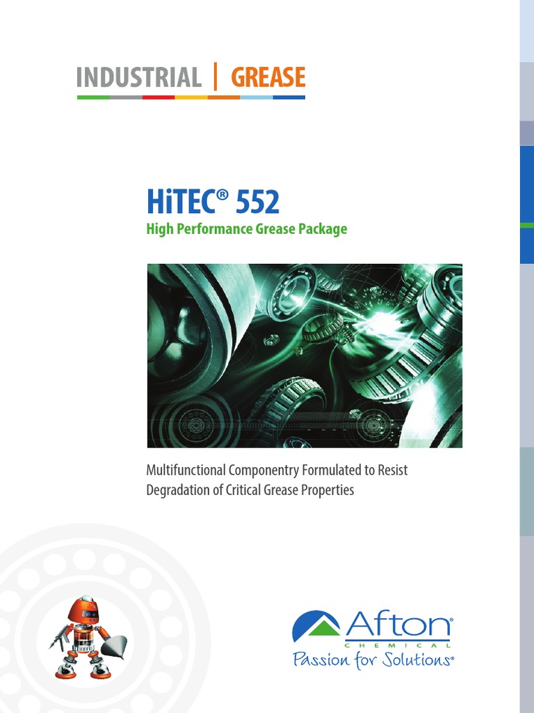 HiTEC-552 PDS | PDF | Mechanical Engineering | Physical Sciences