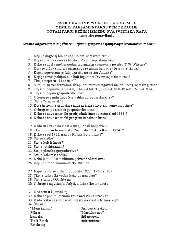 Priprema Za Ispit | PDF