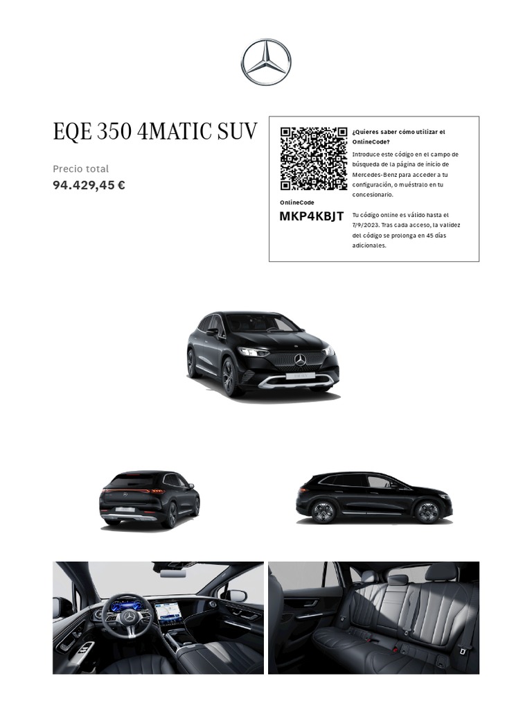 Eqe 350 4matic Suv MKP4KBJT | PDF | Airbag | Vehículo de motor