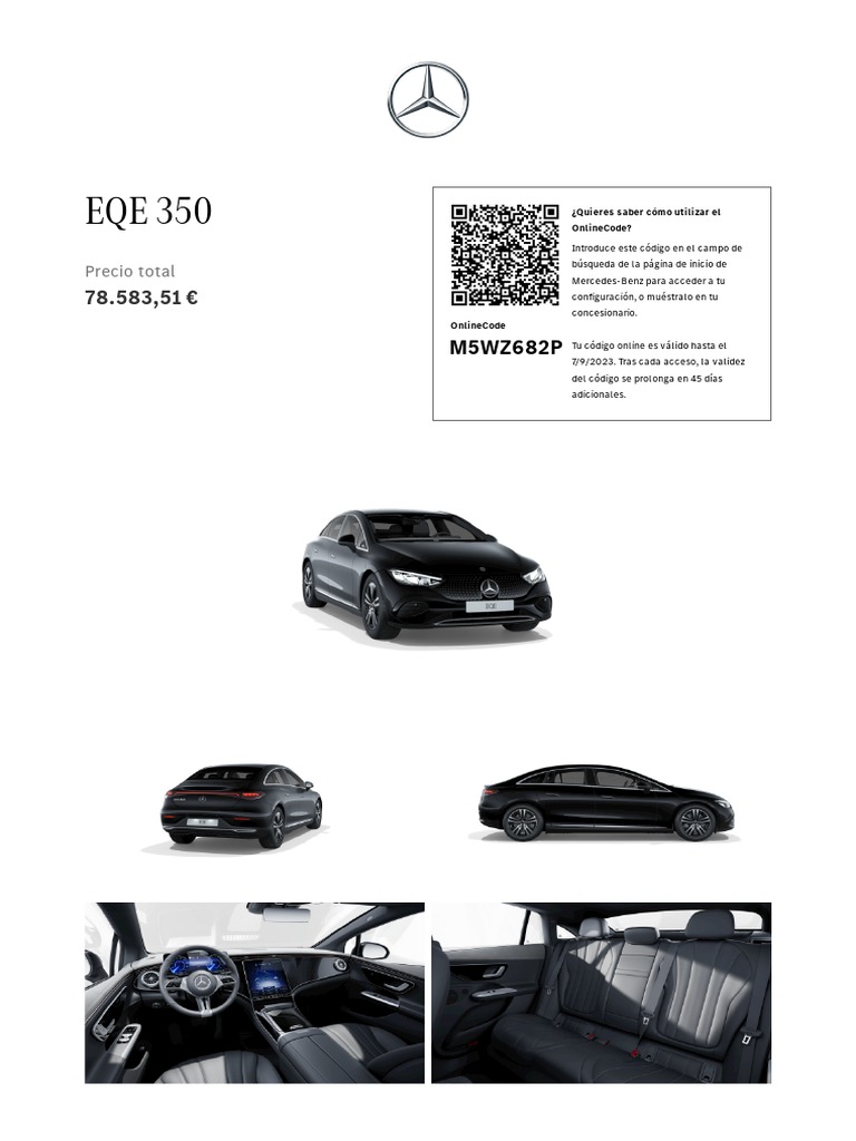 Eqe 350 M5WZ682P | PDF | Vehículos | Tecnología de vehículos