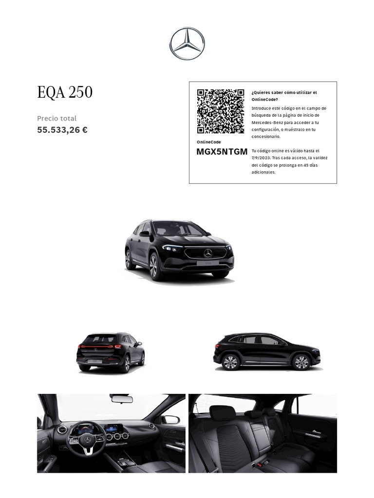 Eqa 250 MGX5NTGM | PDF | Vehículos terrestres | Tecnologías automotrices