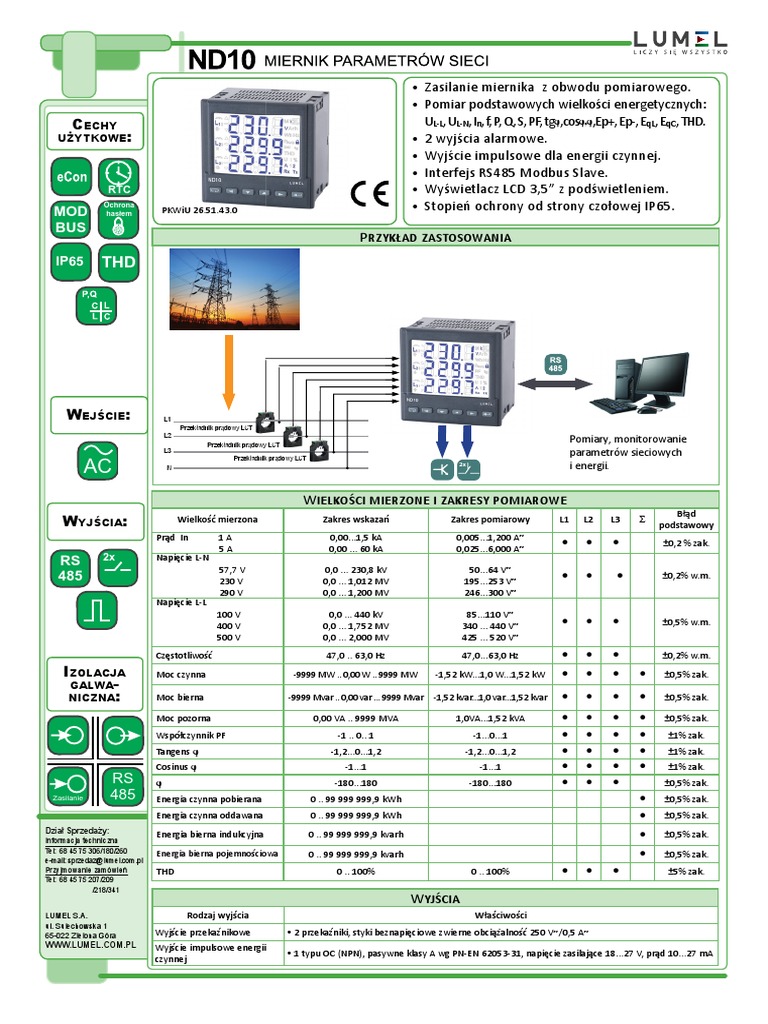 Nd10 Karta Katalogowa 3 Pdf
