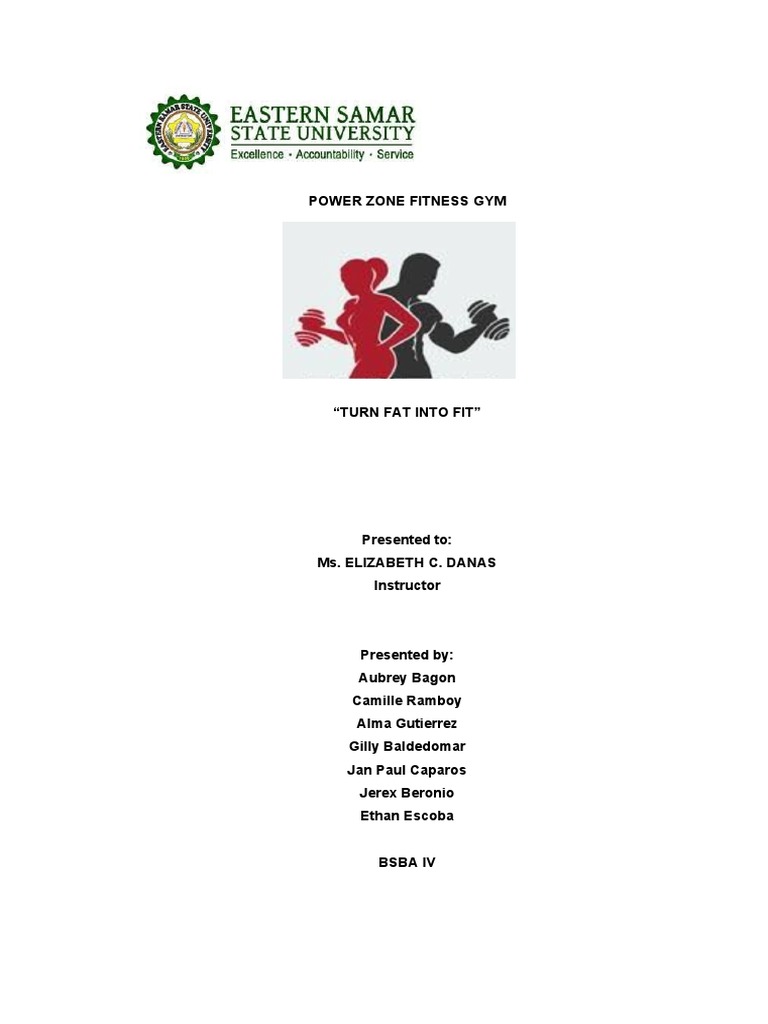 Power Zone Fitness Gym Feasibility Study | PDF | Physical Fitness | Gym
