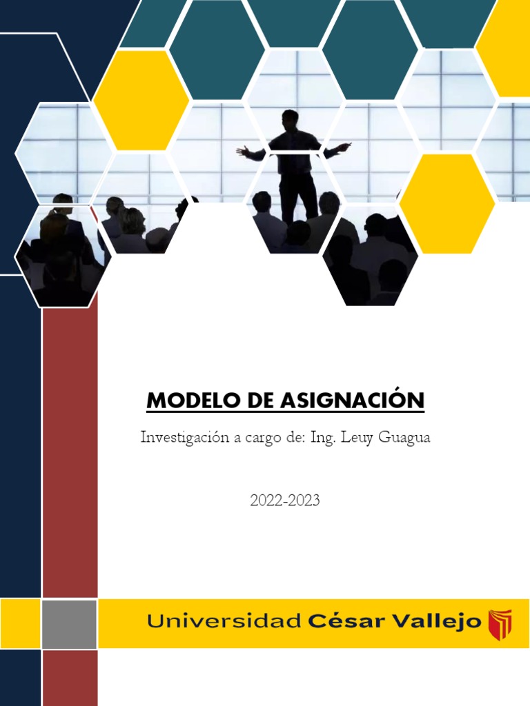 El modelo de asignación | PDF | Método científico | Matriz (Matemáticas)