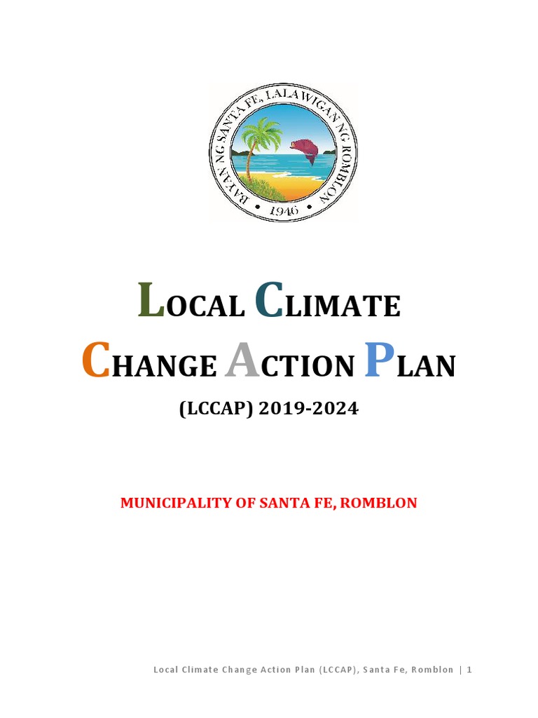LCCAP Draft Santa Fe Romblon | Download Free PDF | Climate Resilience ...