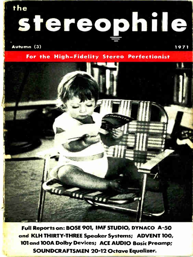 Stereophile 1971 Autumn | PDF | Loudspeaker | Recording