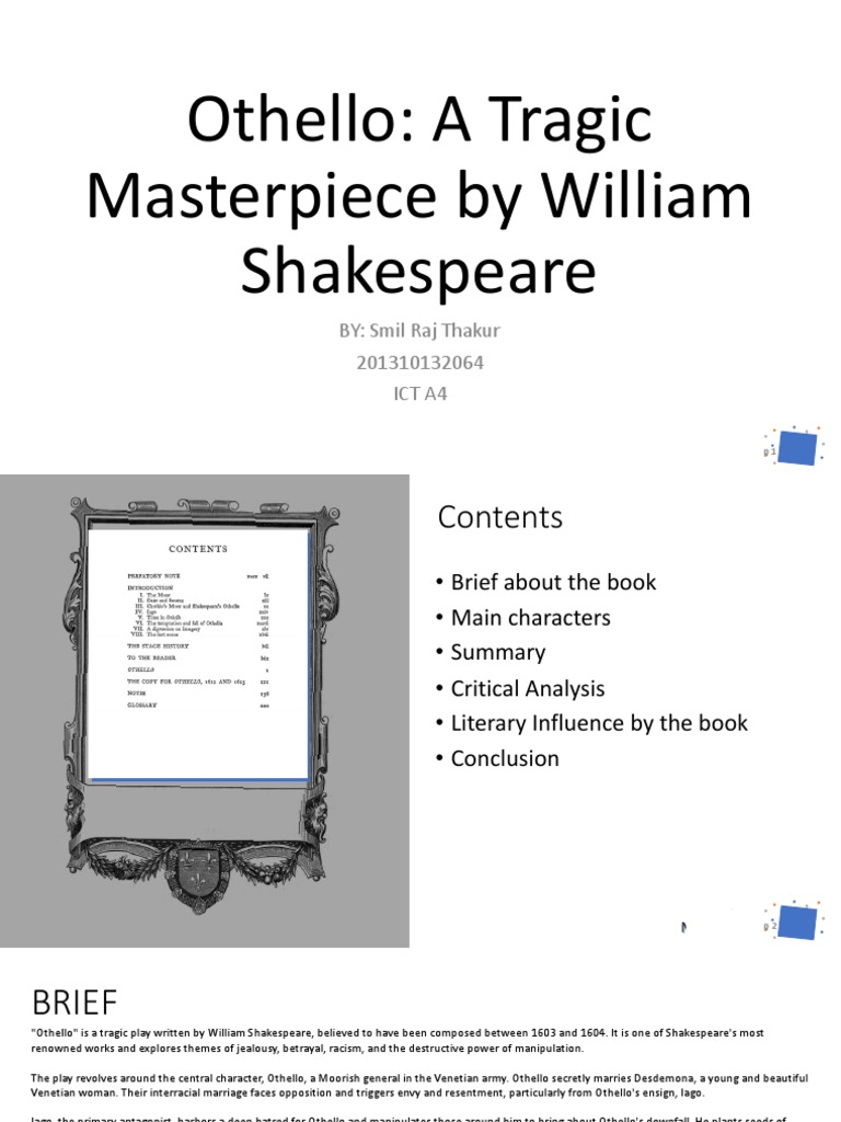 CPDP Othello | PDF | Othello | Iago