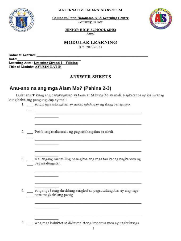 2-Ayusin-Natin | PDF