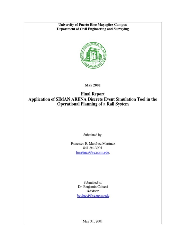Application of SIMAN ARENA Discrete Event Simulation Tool in The | PDF | Conceptual Model ...