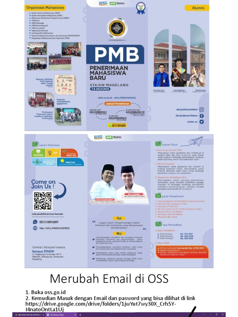 Cara Mengubah Email di OSS Online | PDF | Karier & Perkembangan ...