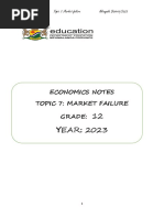 Economics Paper 2 Grade 12 Essays | PDF | Oligopoly | Profit (Economics)