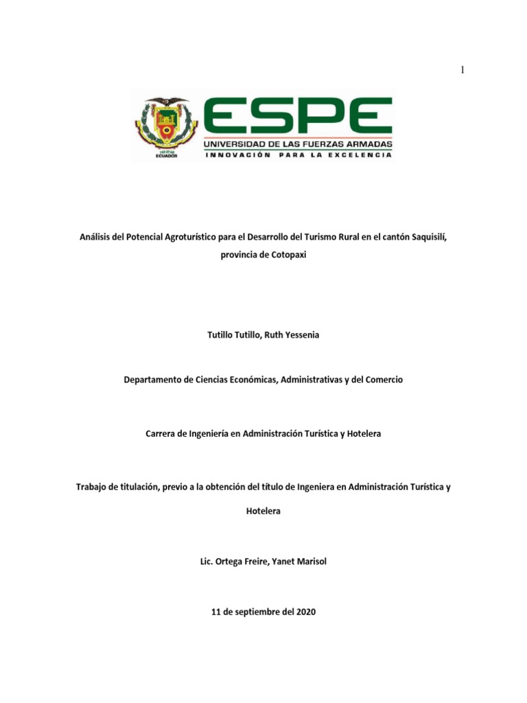 T Espel Ith 0158 | PDF | Turismo | Ecuador