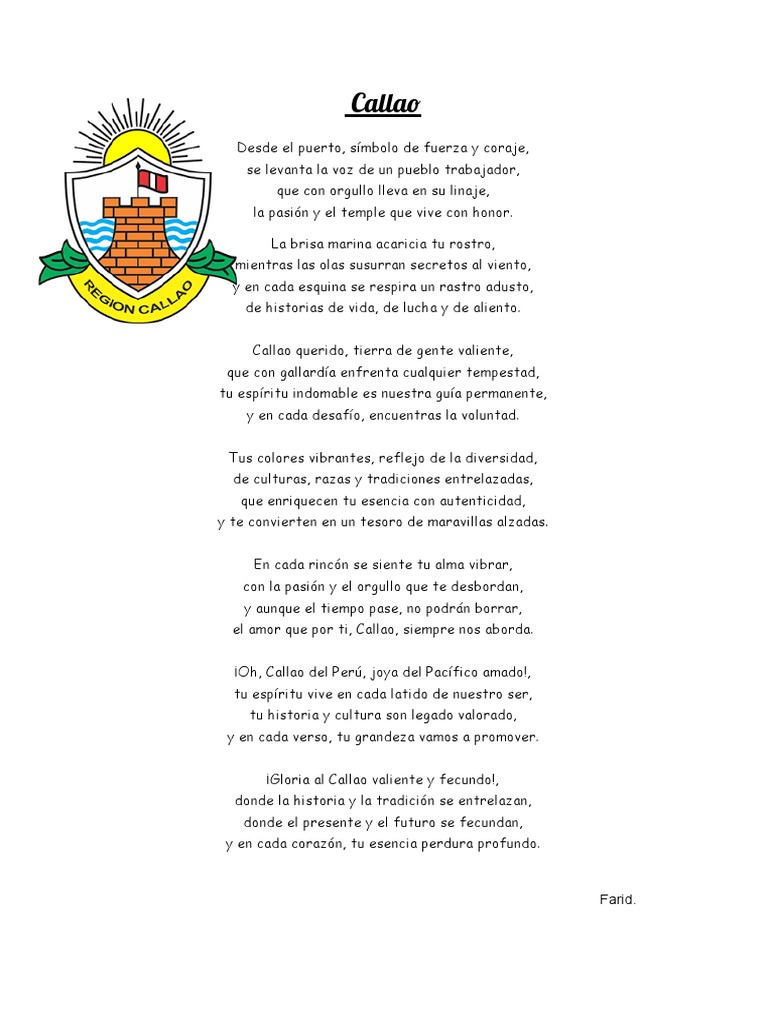 Callao Poema | PDF