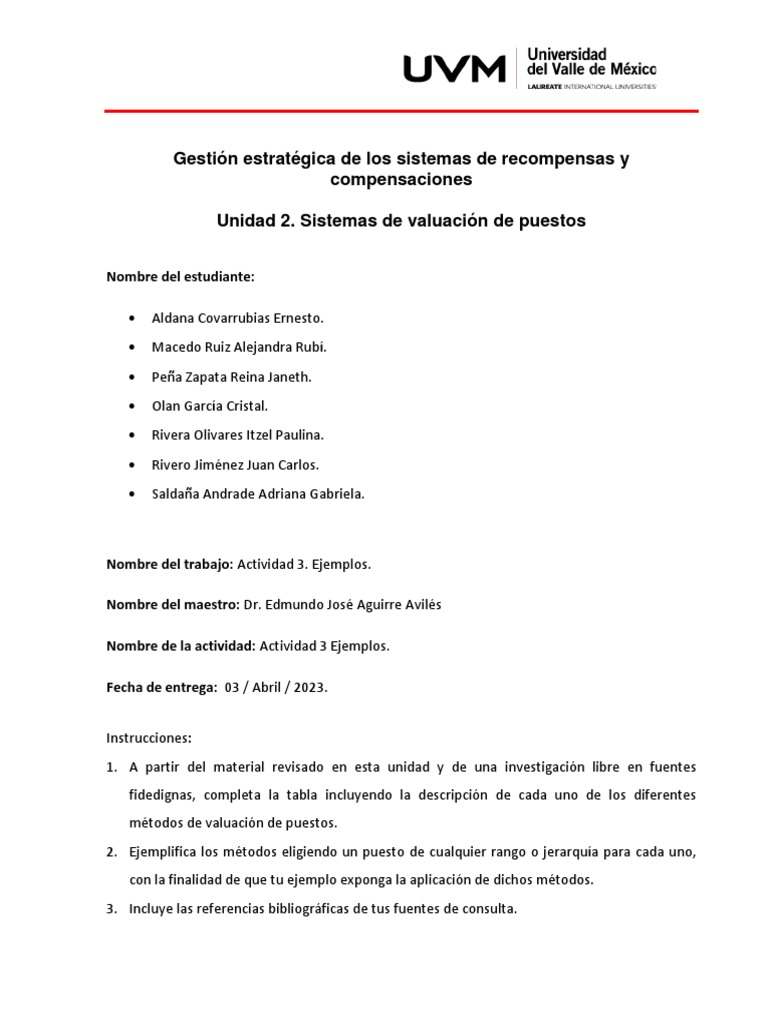 A3 Armr | PDF | Business | Evaluación