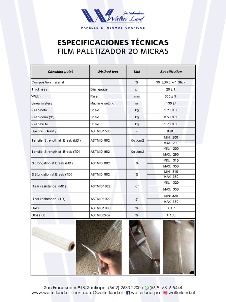 Ficha Técnica Film Paleizador - Walter Lund | PDF
